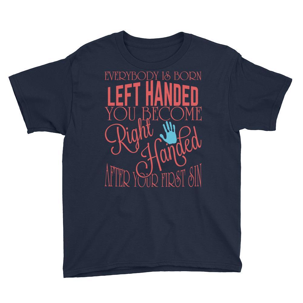 Everybody Is Born Left Handed Boy's T-Shirt — Lefties Rock